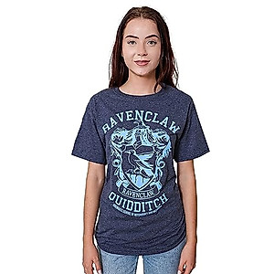 Harry Potter Ravenclaw Quidditch Team Adult T-Shirt(MD, Navy Heather)