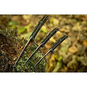 Sunex AMK4124 Knife Utas Cbb 8cr 56hrc Satin 3.15in Trad Glnylon Black