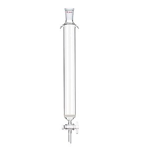 Deschem 400ml 24/40 Glass Chromatography Column OD=45mm 300mm PTFE Stopcock Lab Glassware