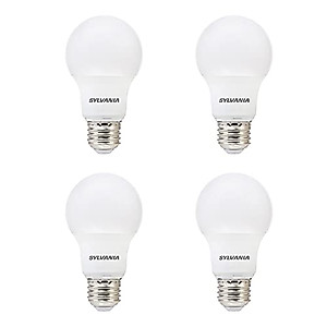LEDVANCE LightSHIELD A19 Germicidal LED Light Bulb, 8.5W=60W, 10 yr, 800 lm, 2700K, Soft White - 4 Pack (41066)