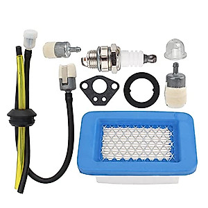 partszen WYK-192 Carburetor Tune Up Kit A021000810 A021000811 for Echo PB651H PB651T PB755SH PB755ST Shindaiwa EB633RT EB630 Redmax EB6200 Blower with Air Fuel Filter Spark Plug