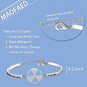 MAOFAED X-Ray Tech Gift Radiographer Gift She believed She Could So She Did Radiology Technologist Gift Radiologist Gift Radiology Graduation Gift Future X-Ray Tech Gift (she believed x ray silver)