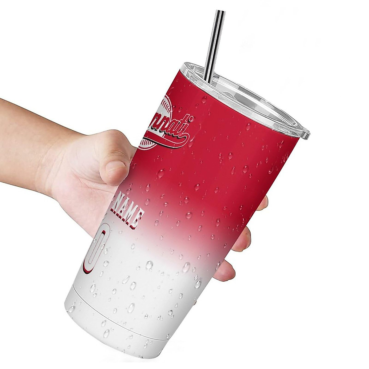 Custom Car Tumbler,Tumblers Stainless Steel 20.8oz,Personalized Baseball Cup,Sports Travel Coffee Mug,Customized Presents Gifts for Mother's Day Friends Fan Players Coach Lovers,Custom Number and Name