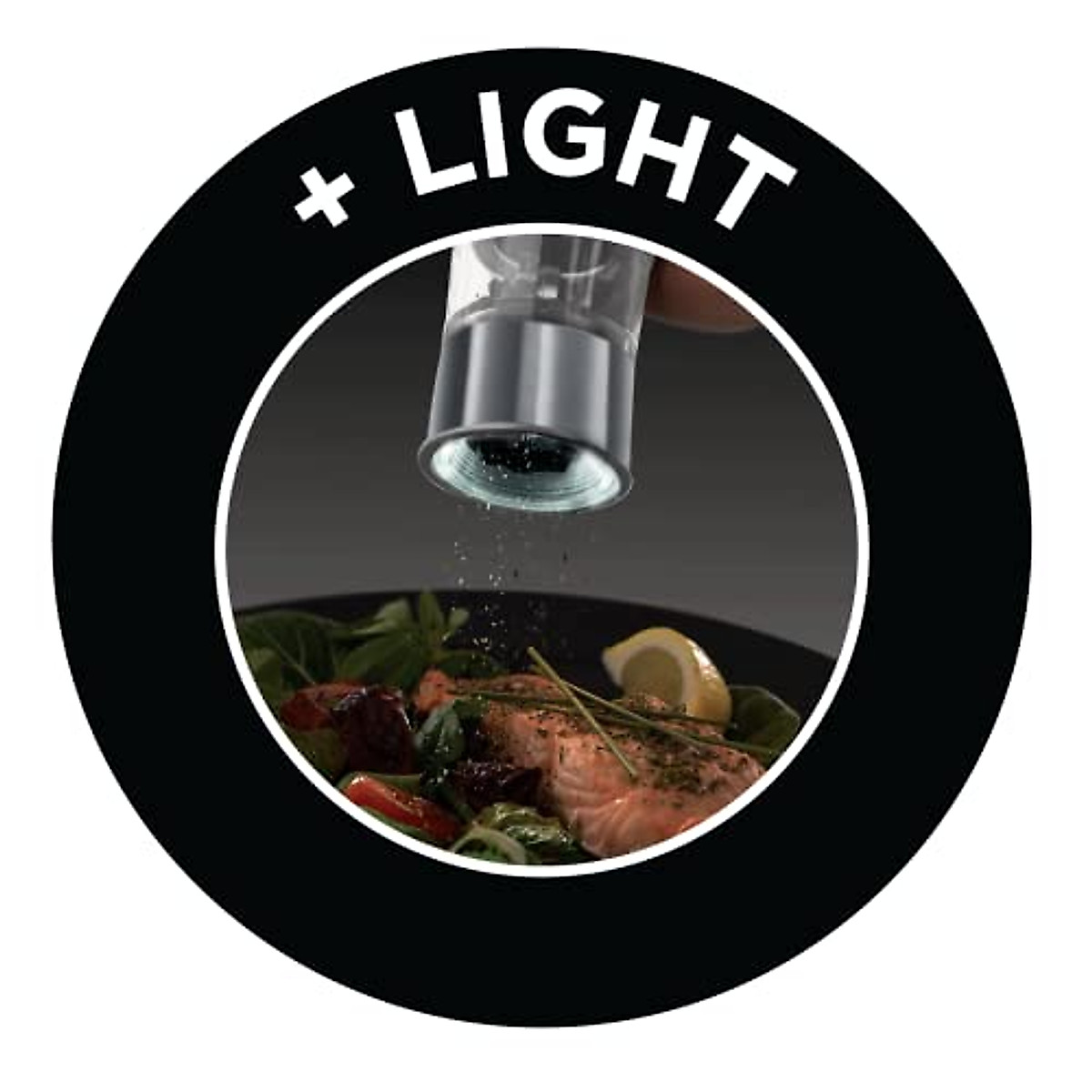 Russell Hobbs Battery Powered Salt and Pepper Grinders 23460-56 - Stainless Steel and Silver