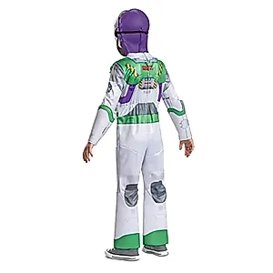 Disney Pixar Lightyear Buzz Space Ranger Costume for Kids, Deluxe Official Disney Lightyear Costume Outfit, Child Size Medium (7-8)