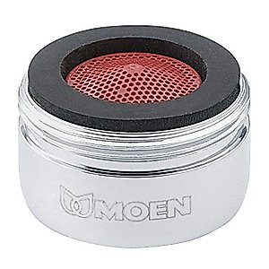 Moen 3919 2.2 GPM Male Thread Kitchen Faucet Aerator, Chrome