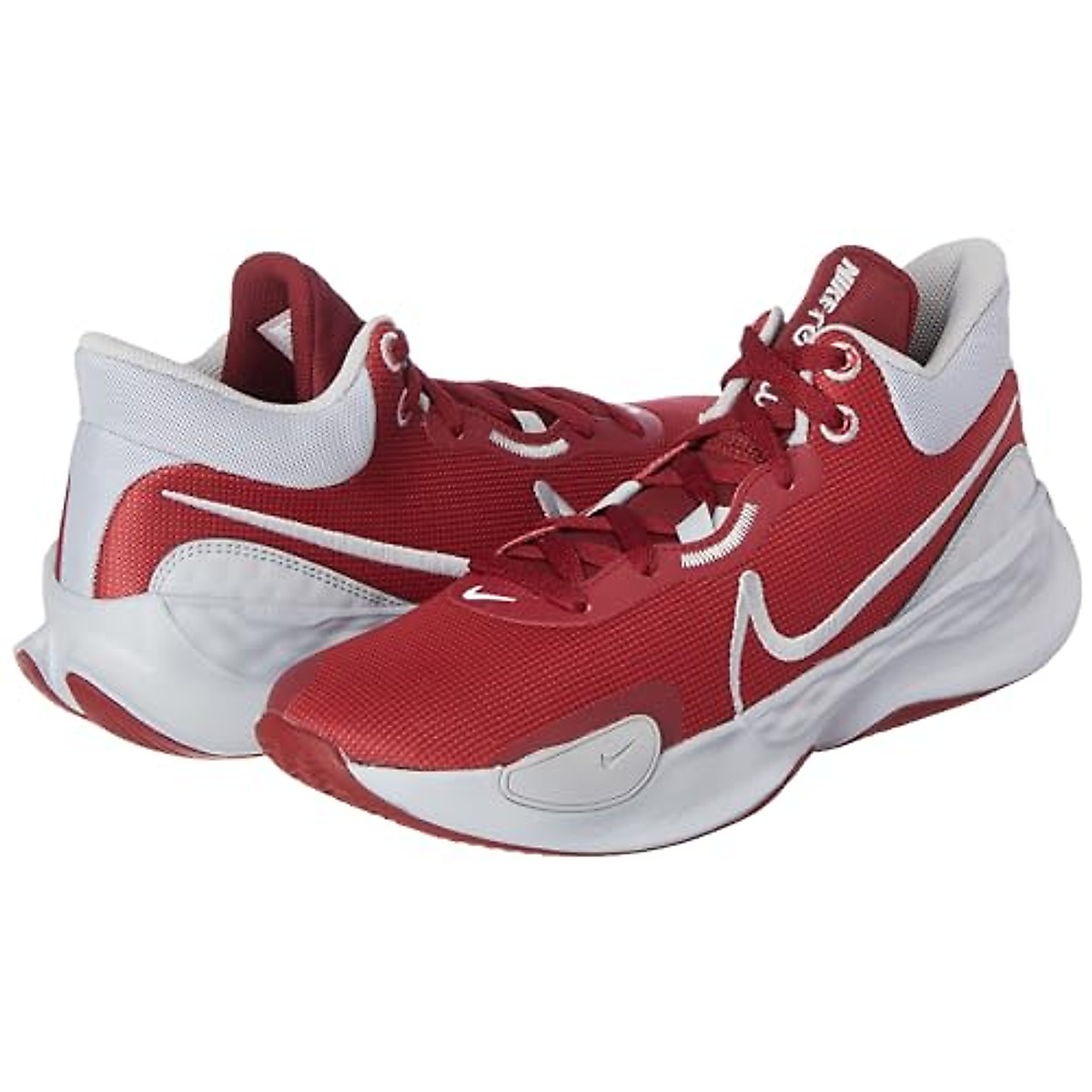 Nike Elevate 3 Men's Basketball Shoes (Team Red/University Red/Wolf Grey, us_Footwear_Size_System, Adult, Men, Numeric, Medium, Numeric_9_Point_5)