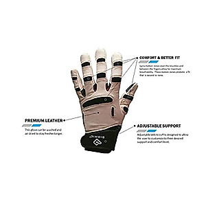 Women's ReliefGrip Gardening Premium Leather Gloves (Medium)
