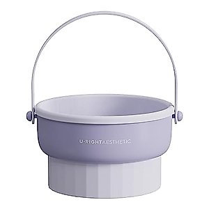 Cosmetic Cleaning Box, Portable Cosmetic Tool Washing Bowl, Silicon Brush Cleaner Pad, 300g Makeup Brush Washing Box, Cosmetic Cleaning Mat, Scrubber Bowl Pad for Makeup Sponge Powder Puff Brushes