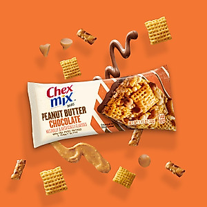 Chex Mix Peanut Butter Chocolate Treat Bar, Value Pack, 12 Bars
