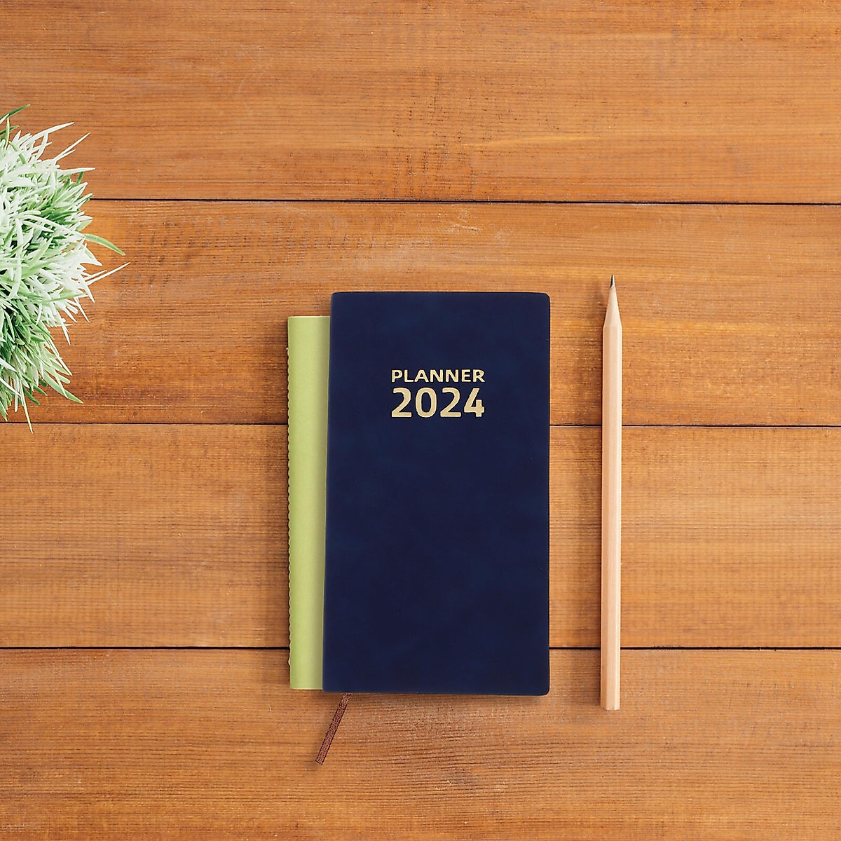 MAGICLULU 2024 Agenda Book Yearly Schedule Notepad Yearly Planner Notebook Yearly Notebook Monthly Planner Notepad Writing Notebook Multifunction Dividing Line Office Imitation Leather