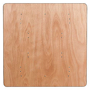 Flash Furniture Gerry 4-Foot Square Wood Folding Banquet Table