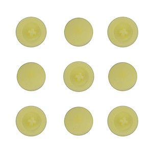 TOVOT 300PCS Beige Screw Caps Self-Tapping Decorative Screw Caps Plastic Screw Covers for Phillips Screw (0.46")