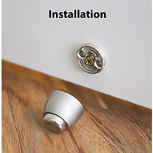 Safus Magnetic Door Stop - Charcoal Black - 1pc