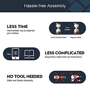 KOUSI Kid Clothes Storage Organizer Baby Dresser Kid Closet Baby Clothes Storage Cabinet for Kids Room Baby Wardrobe Toddler Closet Childrens Dresser,18" Deep