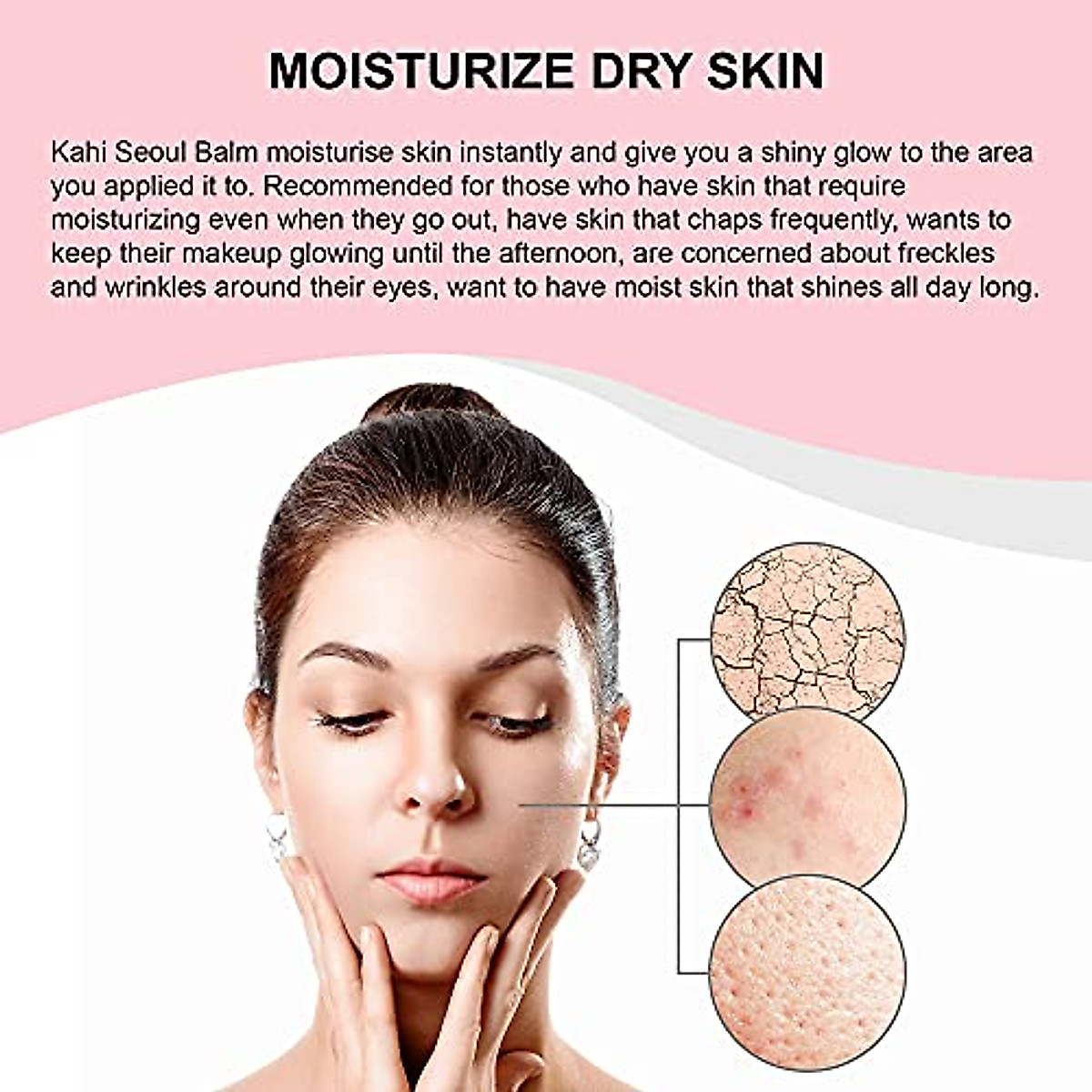 KAHI SEOUL Moisturizing Wrinkle Bounce Multi Balm With Jeju Origin Oil, Made In Korea, 9g