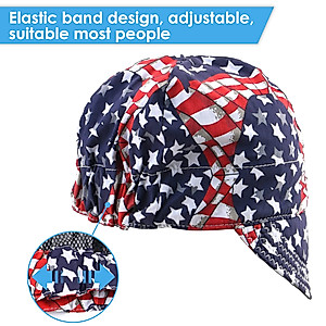 Luckyweld Welding Cap,with Flame Resistant Cotton Welders Caps Mesh Inside, Welding Hat for Men Suitable Most Welding Helmet