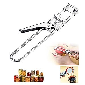 Master Opener Adjustable Jar & Bottle Opener,Jar Opener For Weak Hands,Adjustable Stainless Steel Can Opener,Kitchen Gadgets,Jar Gripper Tight Lid Opener(1PCS)