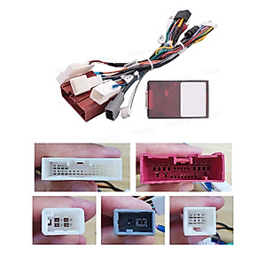 Strpump 16pin Car Radio Stereo Power Retrofit Harness Cable Wire for Mazda 6 Atenza CX-5 2013+ w/Bose Amp Retain OEM Rearview Camera USB Adapter