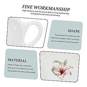 KICHOUSE 2pcs Tea Bag Saucer Ring Tray for Jewelry Keychain Holder Condiment Holder Tea Bag Holder for Cup Tea Bag Storage Tray Appetizer Plates Small Teabag Coasters Tea Coasters Container