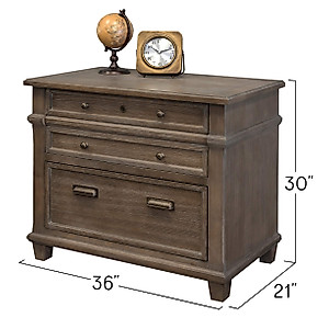 Martin Furniture Lateral File, Weathered Dove