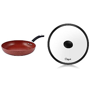 Ozeri 12" Stone Earth Frying Pan and Lid Set, with 100% APEO & PFOA-Free Stone-Derived Non-Stick Coating from Germany