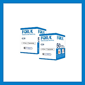 FORA G20/D30/V20 Blood Glucose Test Strips (50 pcs/Box) (2)