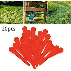 Plastic Tool Box 8841 Replacement for Garde. 20Pcs Service Plastic Long Grass Trim.mer Patio Lawn & Garden Metal Trim Removal Tool (As The Picture, One Size)
