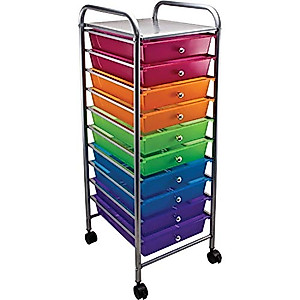 Advantus, AVT34004, 10-Drawer Organizer, 1 Each, Multi