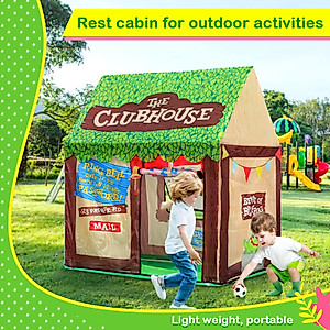 GeeSound Kids Play Tent for Boys and Girls Kids Tent with Star Lights Kids Playhouse Indoor and Outdoor Use Toys for Babies and Toddlers Easy to Assemble (Green)