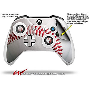 WraptorSkinz Decal Vinyl Skin Wrap compatible with XBOX One S/X Controller - Baseball (CONTROLLER NOT INCLUDED)