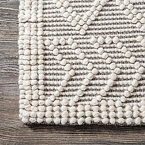 nuLOOM Natti Contemporary Trellis Area Rug, 7' 6" x 9' 6", Beige