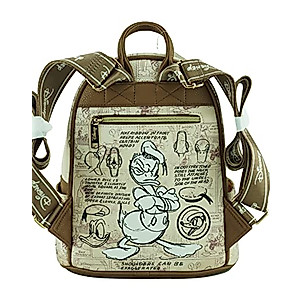 Wondapop Disney Donald Duck 11" Vegan Leather Fashion Mini Backpack
