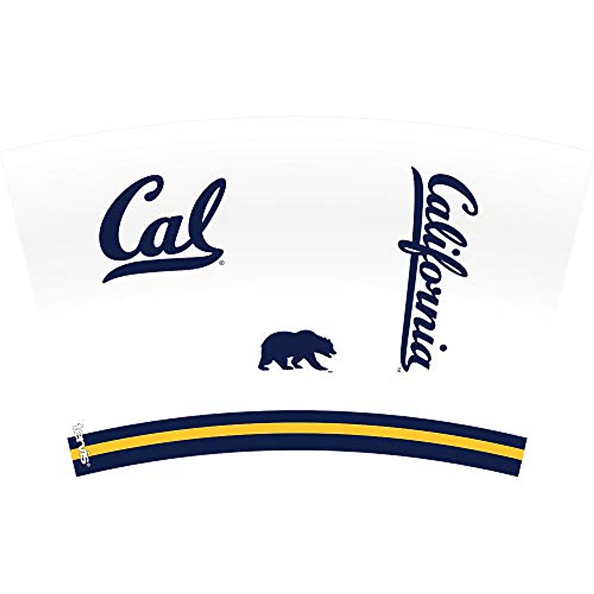 Tervis Made in USA Double Walled University of California UC Berkeley Golden Bears Insulated Tumbler Cup Keeps Drinks Cold & Hot, 24oz, Arctic