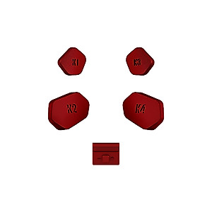 Scarlet Red Replacement Redesigned K1 K2 K3 K4 Back Buttons Paddles & Toggle Switch for Xbox Series X/S Controller eXtremerate Hope Remap Kit - Controller & Hope Remap Board NOT Included