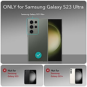 ESR for Samsung Galaxy S23 Ultra Case with Kickstand, 3 Stand Modes, Military-Grade Drop Protection, Slim Phone Cover, Boost Kickstand Case, Clear