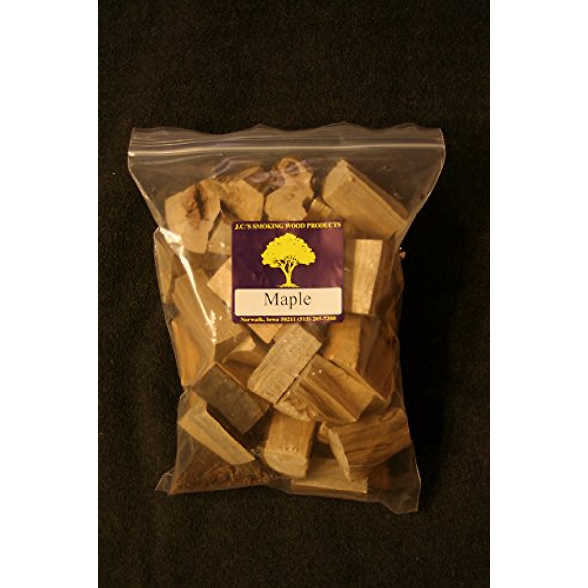 J.C.'s Smoking Wood Chunks - 4 PK Gallon Sized Bag of Apple, Maple, Mulberry, Wild Black Cherry