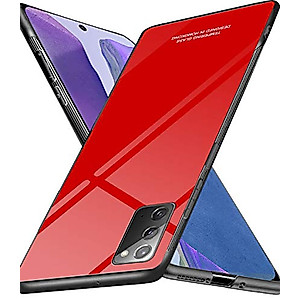 Luhuanx Case for Samsung Galaxy Note 20，Note 20 Case 5G,Tempered Glass Quality Pattern Back Slim Case for Galaxy Note 20 Case (2020) Anti-Drop