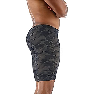 TYR Men's Standard Durafast One Jammer Swimsuit, Black, 32