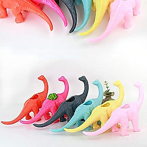 toataLOpen Decorative Flower Pot, Succulent Cactus Holder Mini Succulents Plant Desktop Bonsai Flower Planter, Cactus Green Plants Pot for Home Office Cafe Yellow