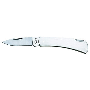 Case WR XX Pocket Knife Brushed Stainless Executive Lockback Item #041 - (M 1225 L SS) - Length Closed: 3 Inches