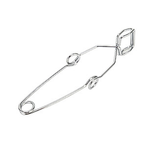 10PCS Spring Test Tube Holders Stainless Steel Clip Clamp, Lab Test Tube Clamp with Finger Grip, Laboratory Experiment Testing Holder Tool for Standard Test Tubes, 14.6cm / 5.7inch