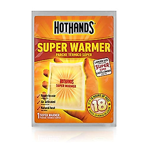 HotHands Body & Hand Super Warmers - Long Lasting Safe Natural Odorless Air Activated Warmers - Up to 18 Hours of Heat - 40 Individual Warmers