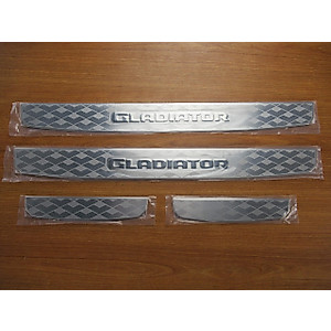 Jeep Gladiator Stainless Steel Door Sill Guards Mopar OEM