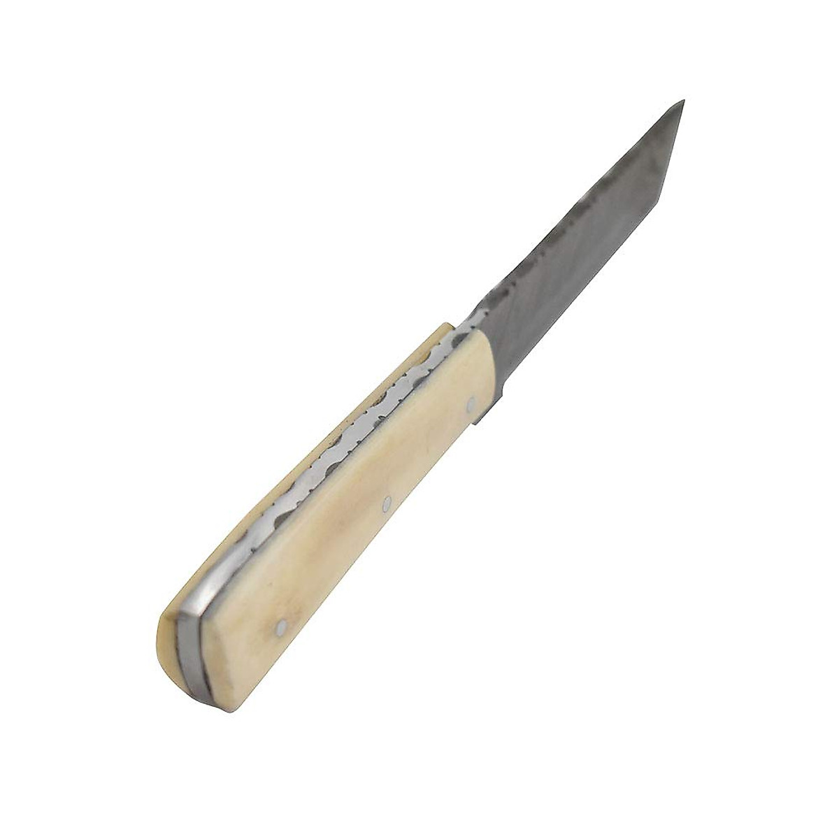 Wild Turkey Handmade Damascus Collection Fixed Blade Hunting Knife w/Leather Sheath (1833B)