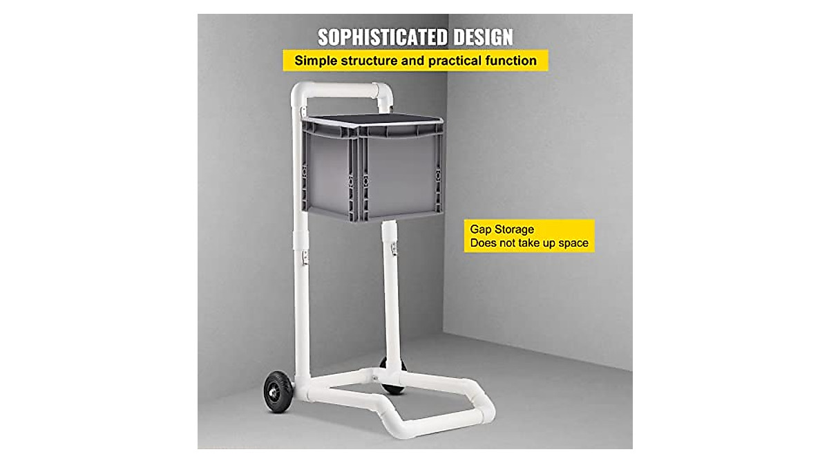 VEVOR Plastic Recycling Cart for Easy Waste Transport