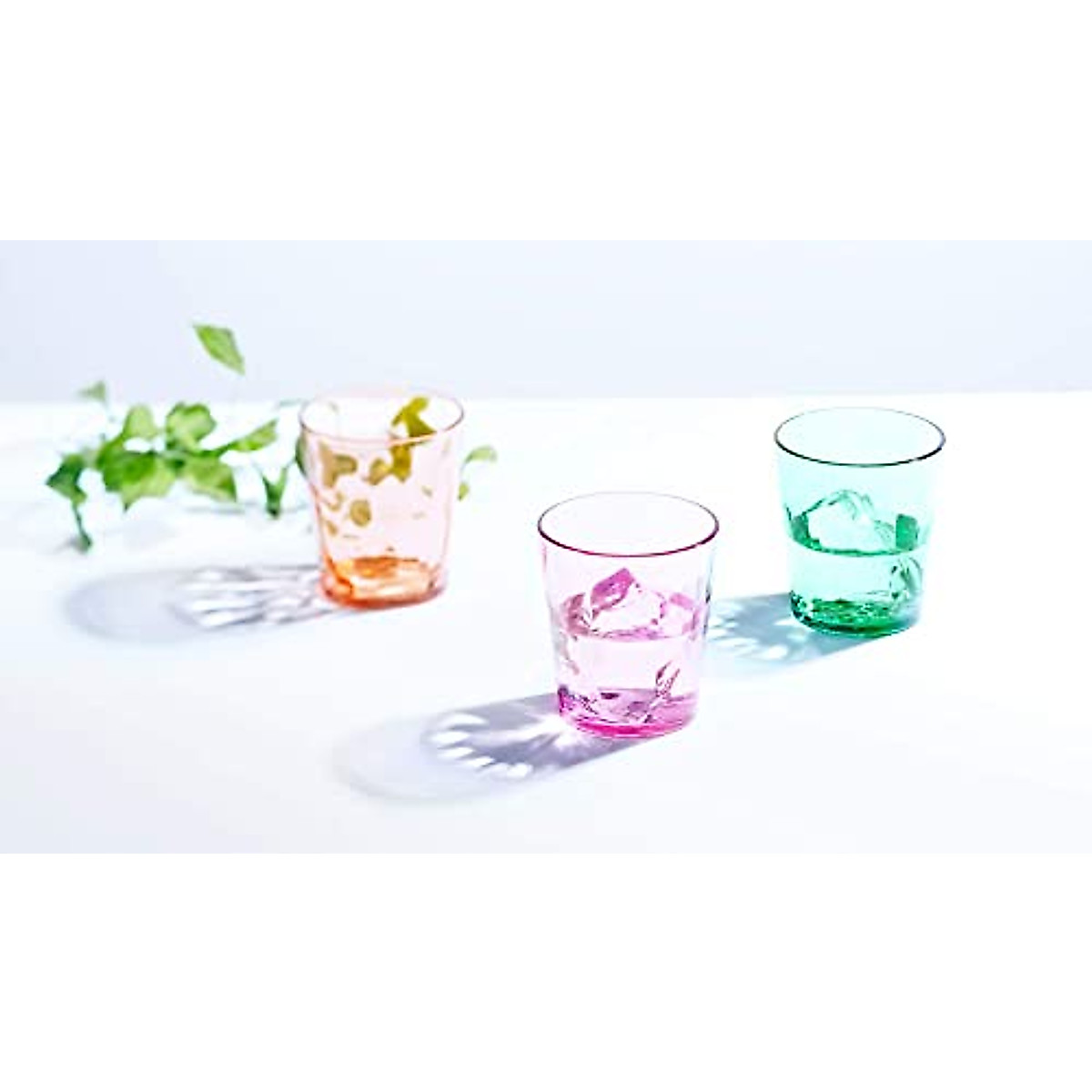 SCANDINOVIA - 13 oz Unbreakable Premium Drinking Glasses - Set of 6 - Tritan Plastic Tumbler Cups Reusable - Perfect for Gifts - BPA Free - Dishwasher Safe - Stackable