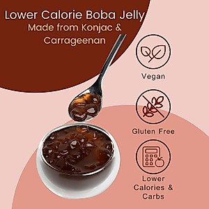 King Ping Best Tea - Oolong Tea Kit with Brown Sugar Boba Pearls, 5 Individual Boba Packets & Milk Tea Powder Packets, 100 Percent Natural Red Oolong Tea - Easy to Make - (5 Servings)