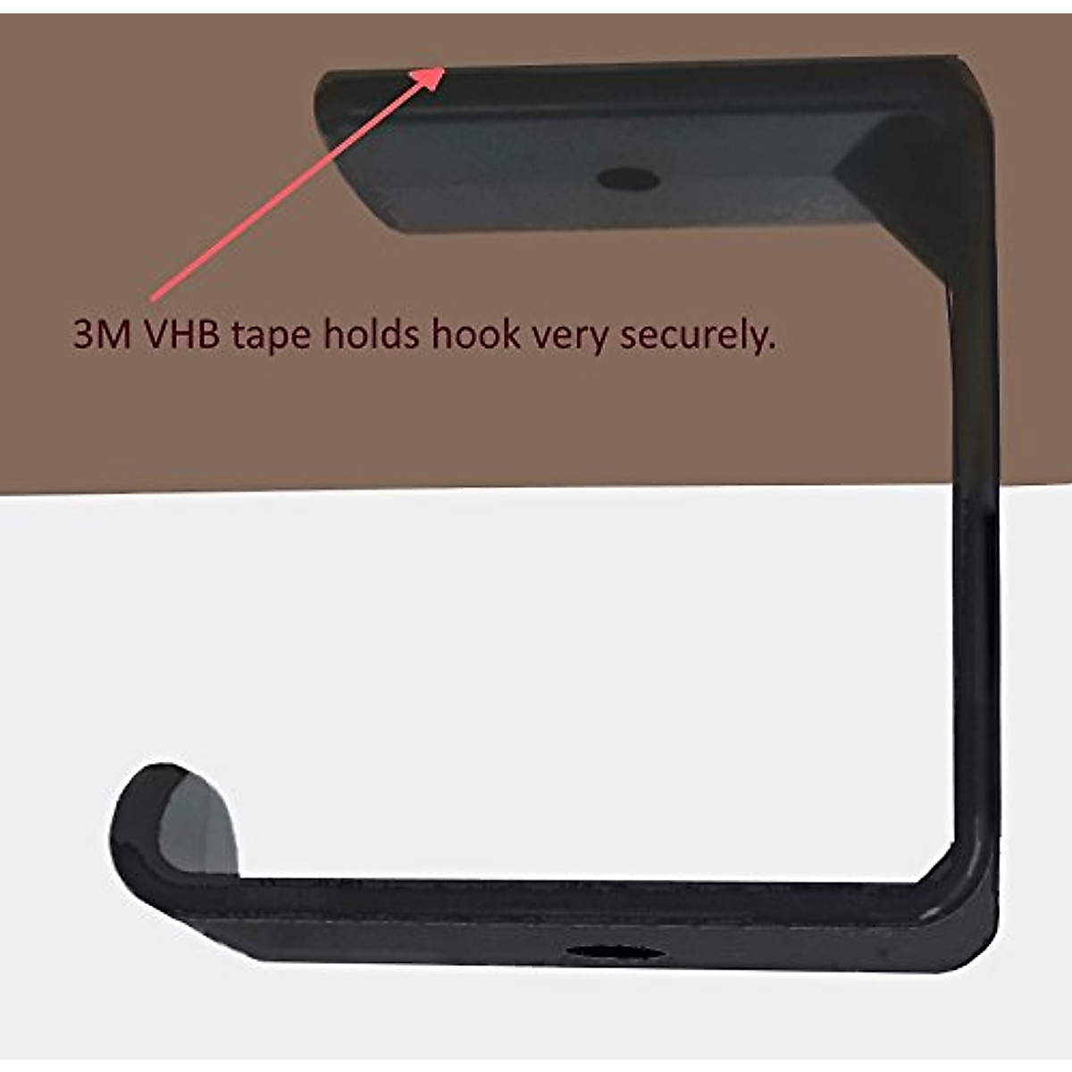 Stick On Under Desk Headphone Hook 2 PACK