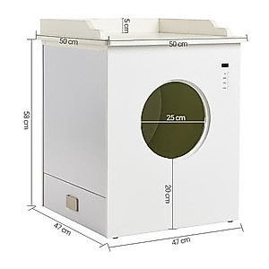 PESSY Automatic Self-Cleaning Litter Box Cat Toilet Clever Selfcleaning Sifting No Scoop Litter Box